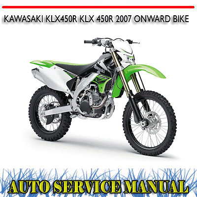 KAWASAKI KLX450R KLX 450R 2007 ONWARD BIKE WORKSHOP PARTS OWNER WIRING MANUAL