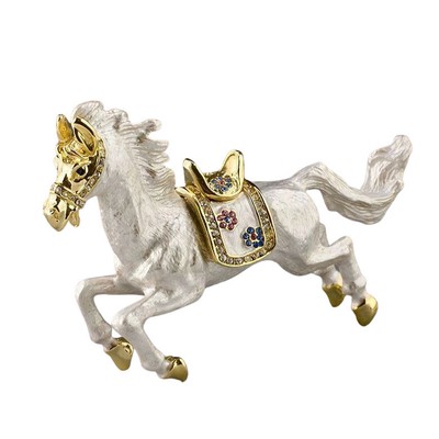 Running Horse Jeweled Trinket Box Figurine 30955366630 | eBay