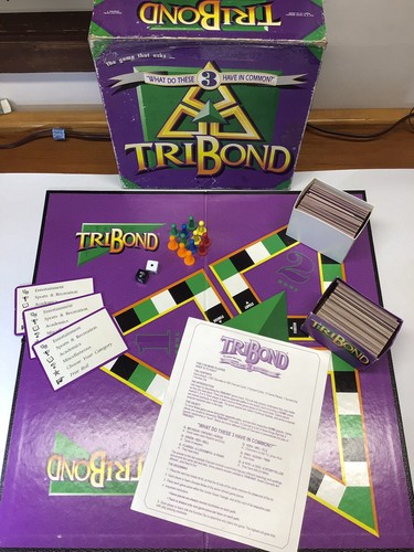 Vintage TriBond Board Game 1995 Complete | eBay
