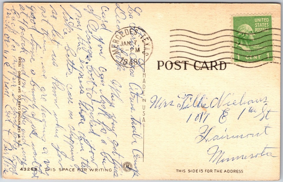 1948 Box Of Fruits From Texas TX Grapefruit Citrusfruit Oranges Posted ...