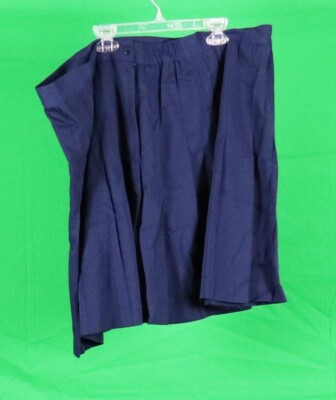 Mixed Blues VINTAGE NAVY BLUE PLEATED SKIRT size 25 (sk427) | eBay