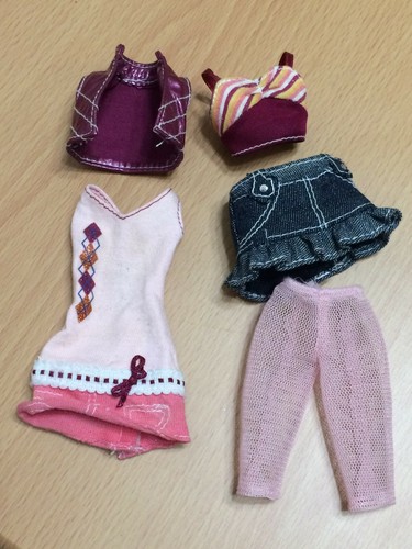 Barbie My Scene Delancey Growing Up Glam Doll's Outfit Dress Skirt Top ...