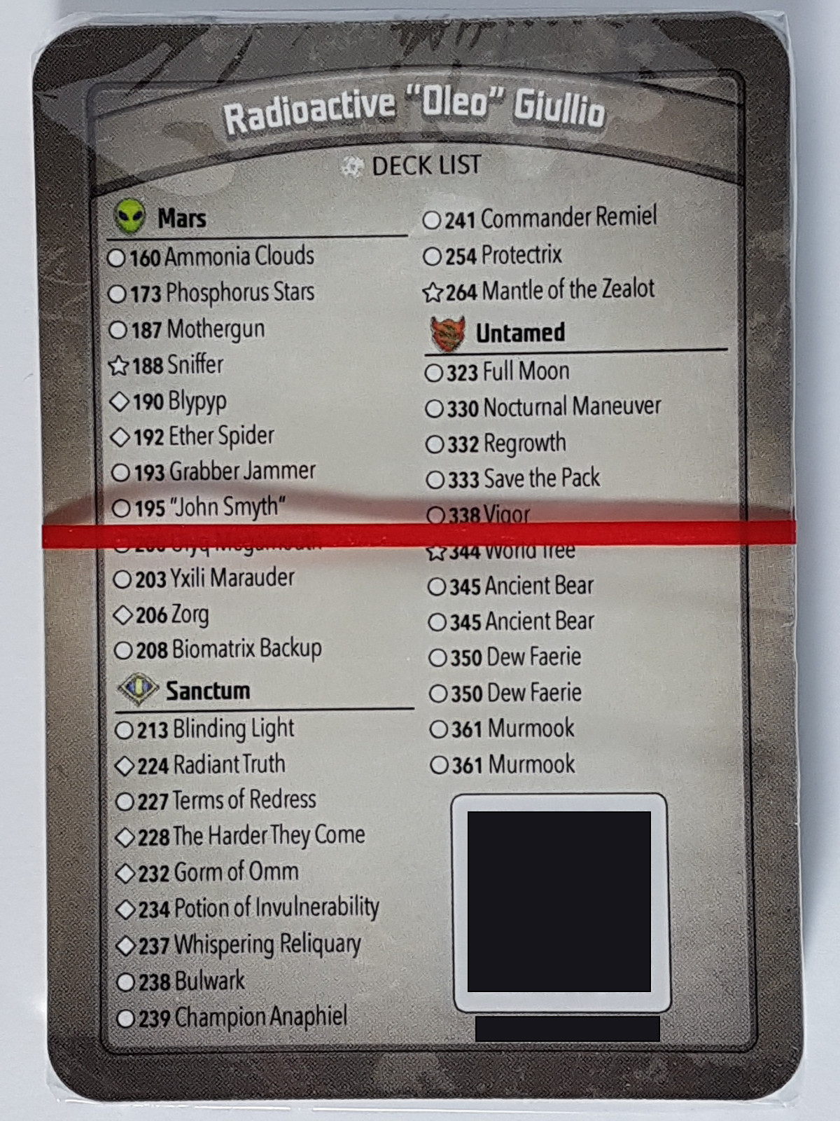 Keyforge Deck - Mars, Sanctum, Untamed (3 Rares) | eBay