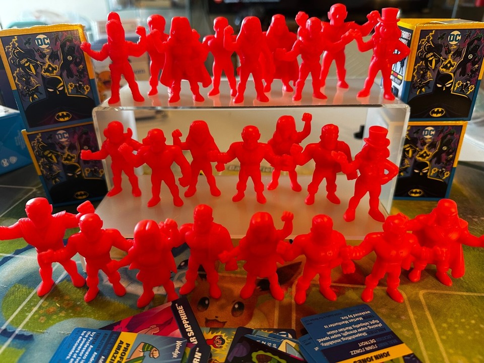 24 DC Universe Keshi Figures RED Lot Wendy's Kids Meal Toys 2023 Japan ...