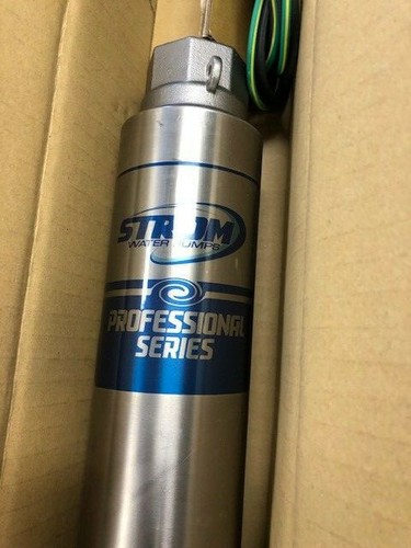 Strom 3" Submersible Well Pump TDH 500Ft (360Ft@60psi) 15gpm 1.5HP 115v ...