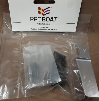 Pro Boat Recoil 17 RC Boat Rudder & Mount Set PRB281017 | eBay