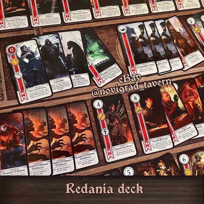 Gwent cards 2.0 - Witcher - New custom deck - "Redania" | eBay