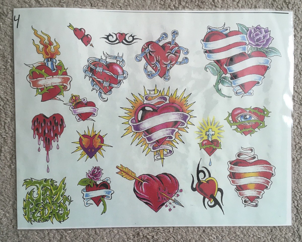 Old School Tattoo Heart Flash