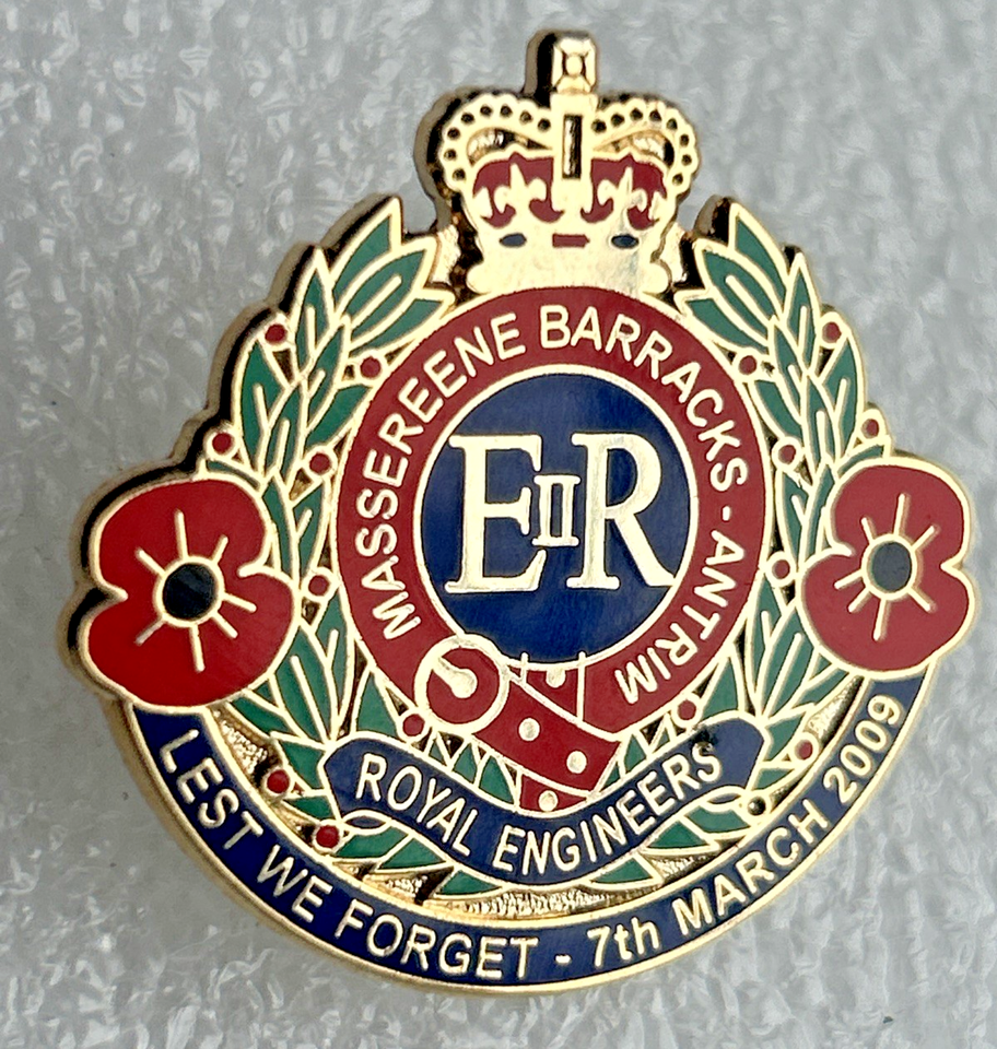 Royal British Legion Poppy Badge - Massereene Barracks Antrim - Royal ...