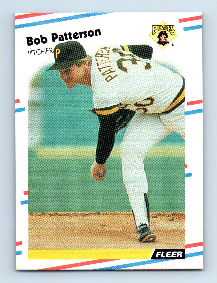 1988 Fleer Bob Patterson Rookie Pittsburgh Pirates #337 | eBay