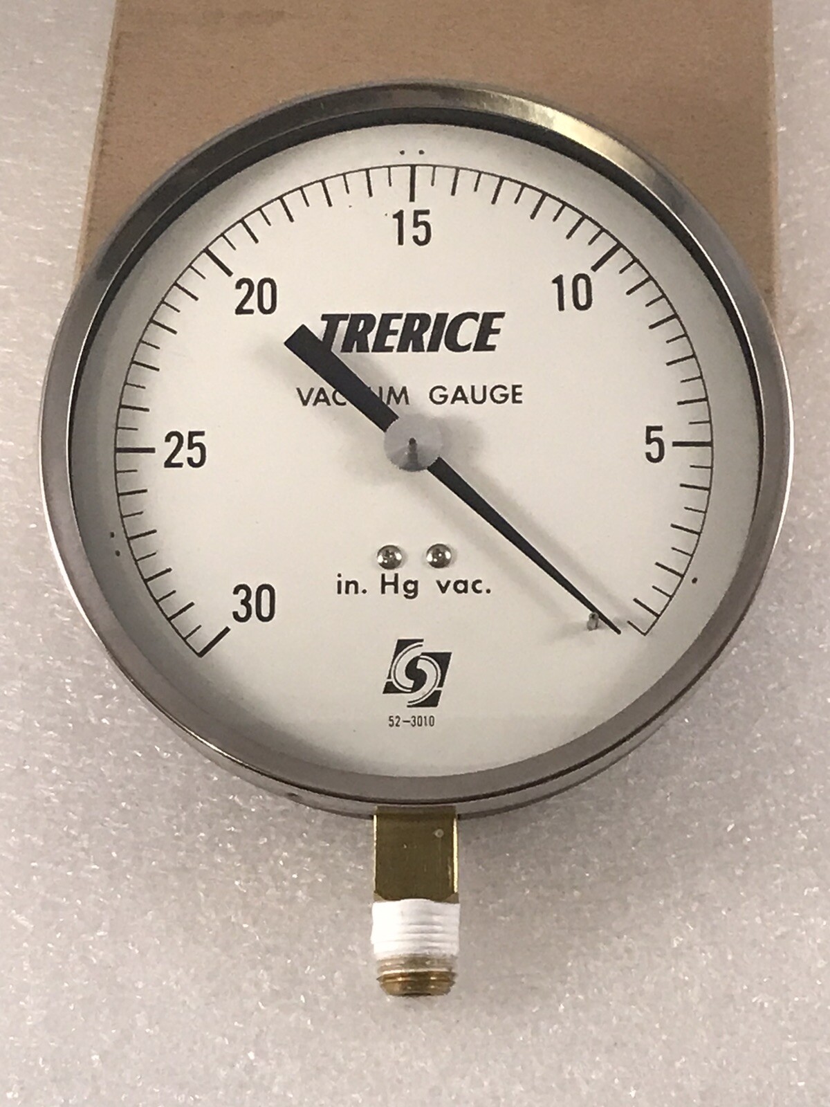 Trerice 600CB Pressure Guage 30psi Bronze Tube / Brass 1/4" NPT 4 1/2 ...