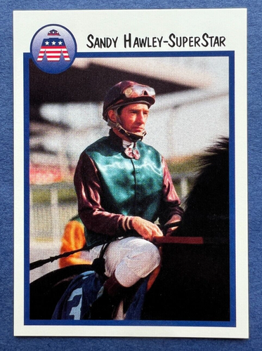 SANDY HAWLEY ~ SUPERSTAR ~ 1997 Jockeys Guild Superstar #8 ~ Horse ...