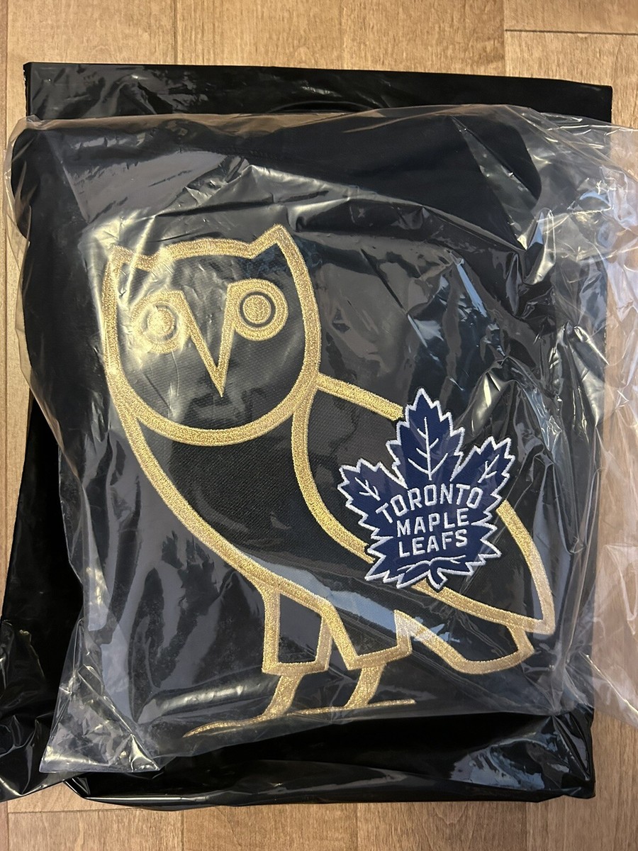 Brand New OVO x Toronto Maple Leafs OG Owl Black Hoodie Size Brand New OVO x Toronto Maple Leafs OG Owl Black Hoodie Size