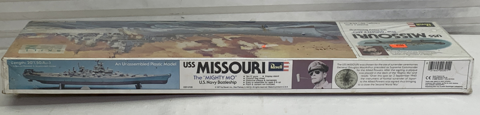 Revell USS Missouri 1/535 Scale Plastic Model Kit #85-0301 Mighty Mo | eBay