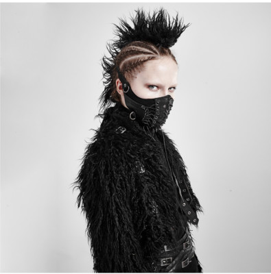 PUNK RAVE Cosplay Adjustable Accessories Gothic Rivets Leather ...