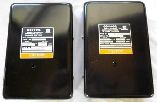 400 Hz Rantec Dual 12 VDC 5 Amps 3 Phase Power Supplies MIL SPEC 2 each ...