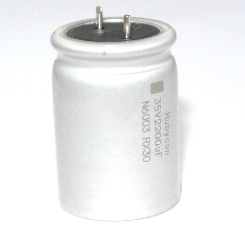 2200uF 35V RX30 RUBYCON High Temperature Capacitors 18x25mm [QTY=1pcs ...