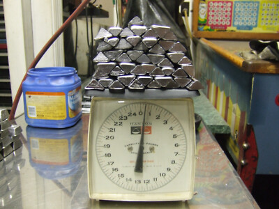 25 LBS CLEANED LEAD BARS (MADE FROM INDOOR PISTOL RANGE LEAD) | eBay