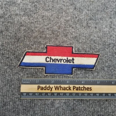 Vintage Chevrolet Patch Red White Blue Car Auto 70s 80s AC8 | eBay