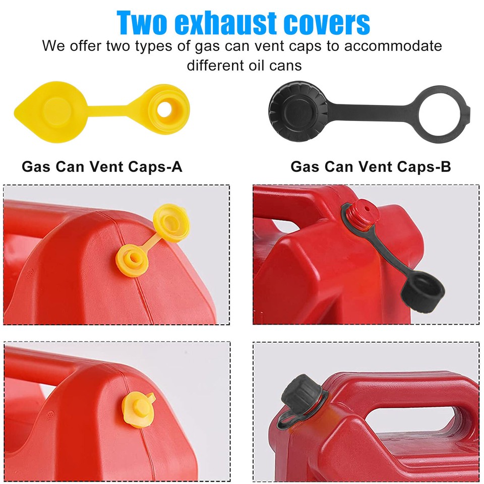 3X Replacement Gas Can Spout Nozzle Vent Kit for Plastic Gas Cans Old ...