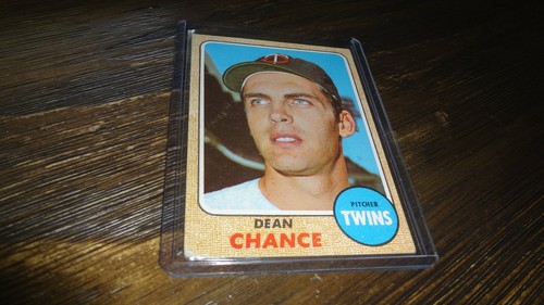 1968 TOPPS #255 DEAN CHANCE BASEBALL CARD | eBay