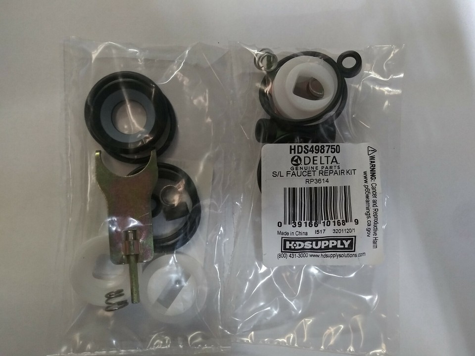 (2 Pack) Delta Faucet Repair Kit RP3614 for Delta 100 200 300 400 ...