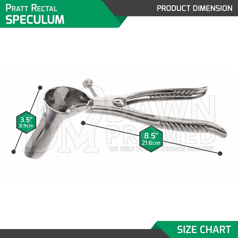 German Grade Pratt Rectal Speculum Anal Rectoscopy OB/GYN Urology Inst ...