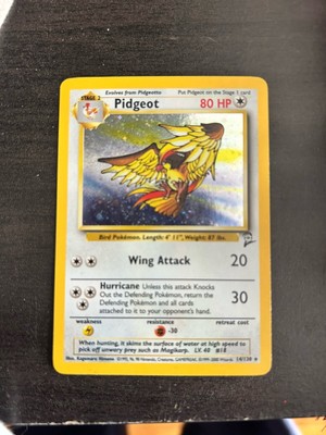Pidgeot 14/130 Base Set 2 Holo Rare Vintage Pokemon Card | eBay