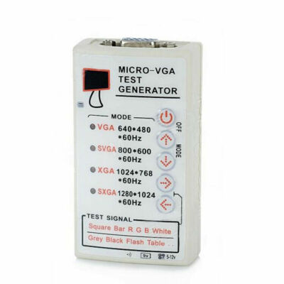 Portable 60HZ Signal Generator VGA/SVGA/XGA For LCD CRT Display Monitor ...