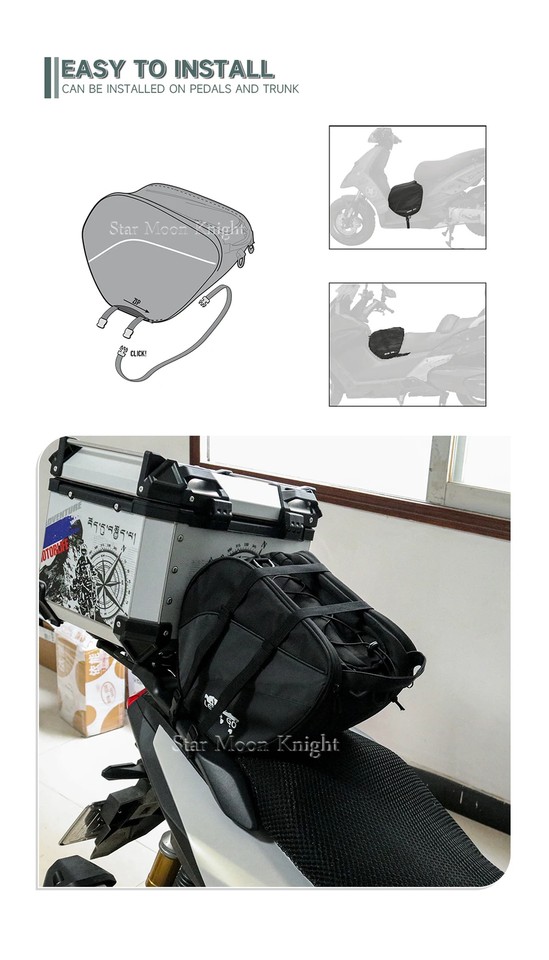 Waterproof Bag Luggage Tool Bag Tunnel Bag For HONDA ADV 350 PCX 160 ...