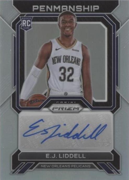 2022-23 Panini Prizm - Rookie Penmanship E.J. Liddell #RP-EJN Silver ...
