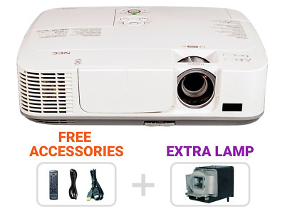 NEC NP-M311W 3LCD Projector 3,100 Lumens Full HD 16:10 (WXGA) HDMI ...