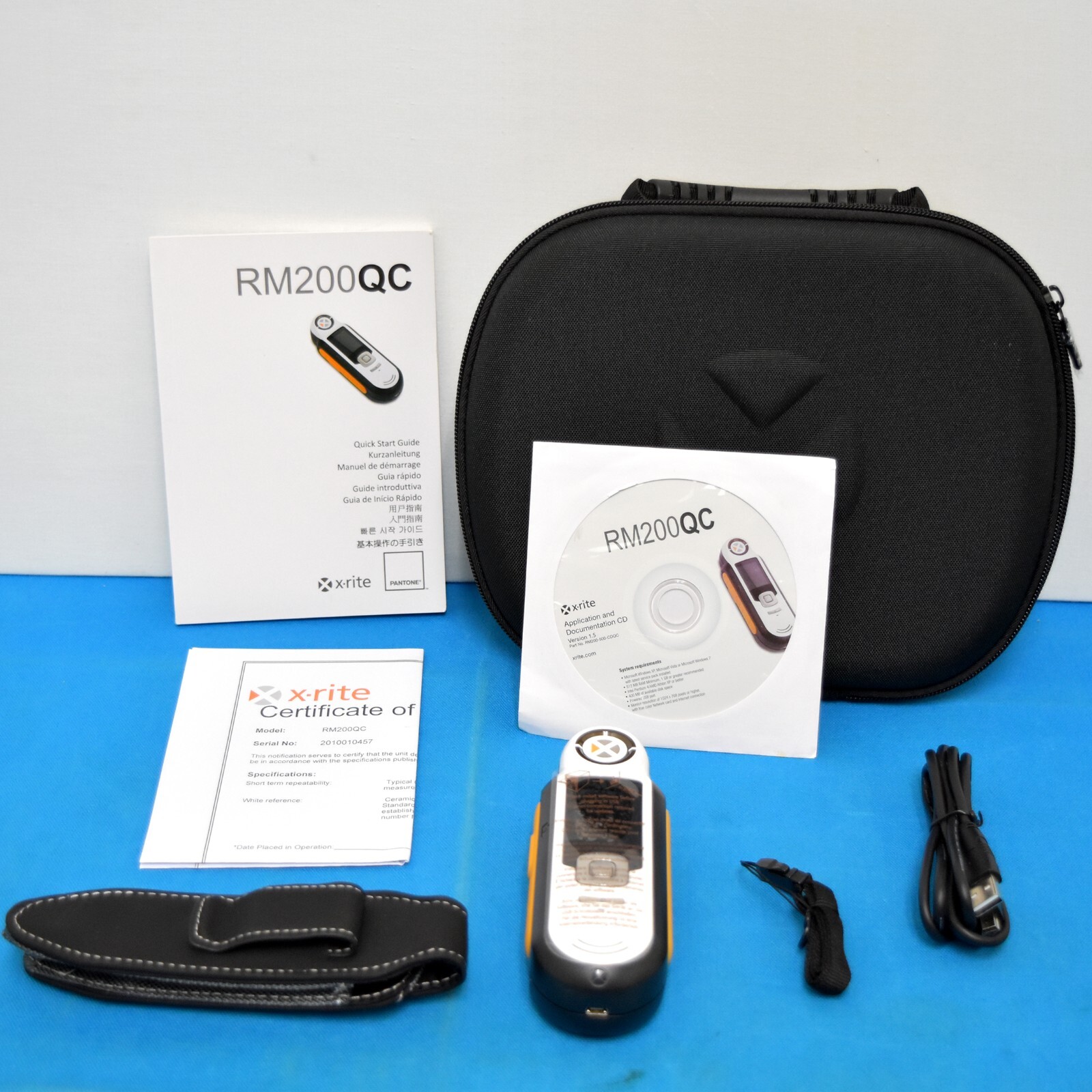 X-Rite RM200QC Imaging Spectrocolorimeter hand-held solution for ...