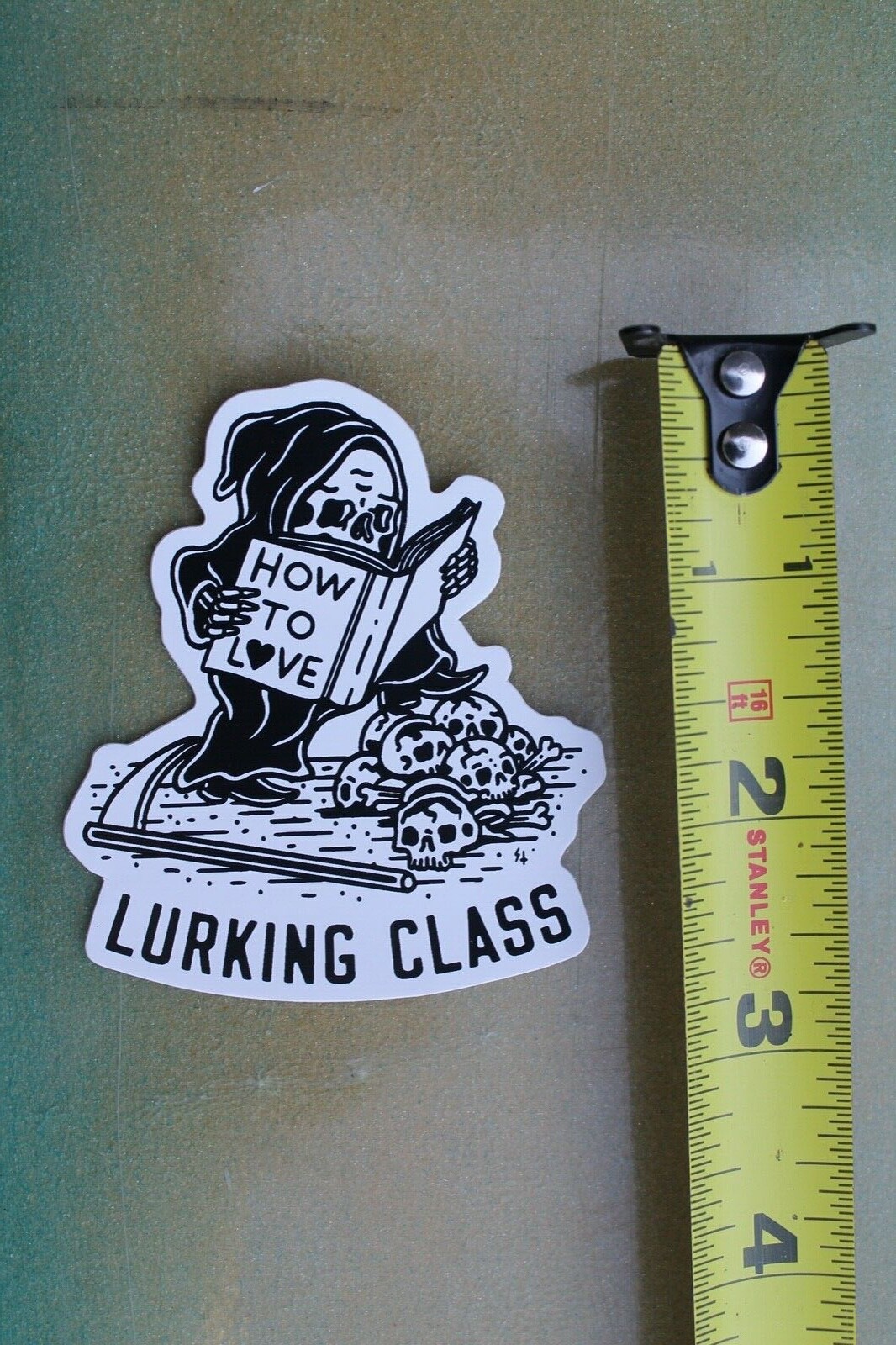 Lurking Class Skateboards Skull Reaper Death OG Love Book Skateboarding ...