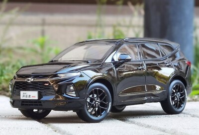 1/18 Scale Chevrolet BLAZER RS Black Diecast Car Model Toy Collection ...