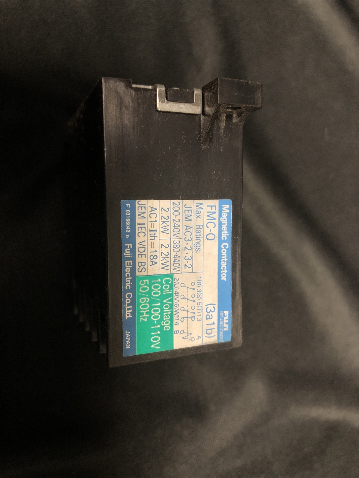 Fuji FMC-O (3a1b) Magnetic Contactor W/ 100-110 Coil | eBay