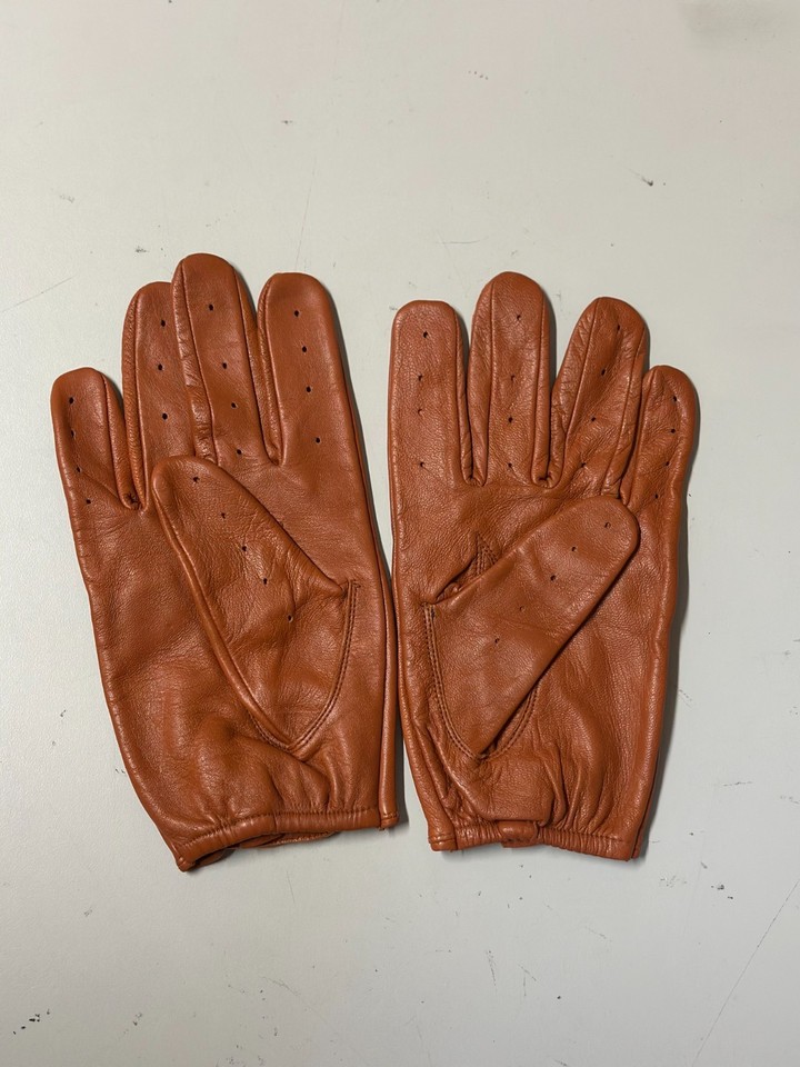 Men's Driving Leather Gloves Some Cosmetic Defects | eBay