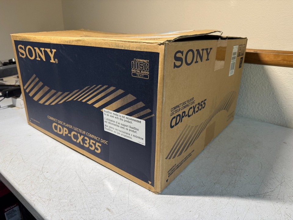 Sony CDP-CX355 CD Changer 300 Compact Disc Player HiFi Stereo Remote ...