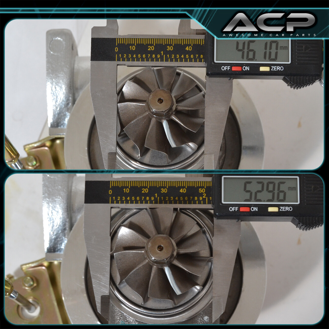 T25/T28 Turbocharger .86 A/R Turbine +7 PSI Internal Wastegate T25 ...