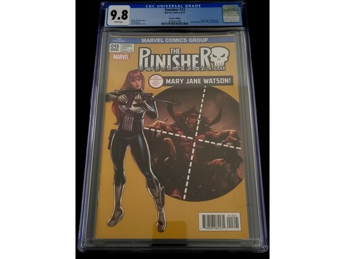 PUNISHER #13 VARIANT COVER 2017 CGC 9.8 AMAZING SPIDER-MAN #129 HOMAGE ...