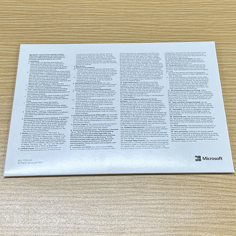 New Sealed Pack Win Pro 11 64Bit Eng 1pk DSP OEI DVD Version 22H2 For ...