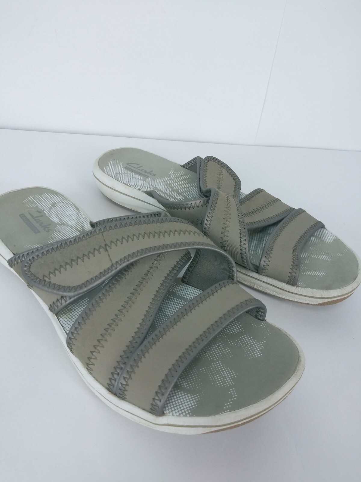Clarks Collection Slides Sandals Womens Size 7 Adjust… - Gem