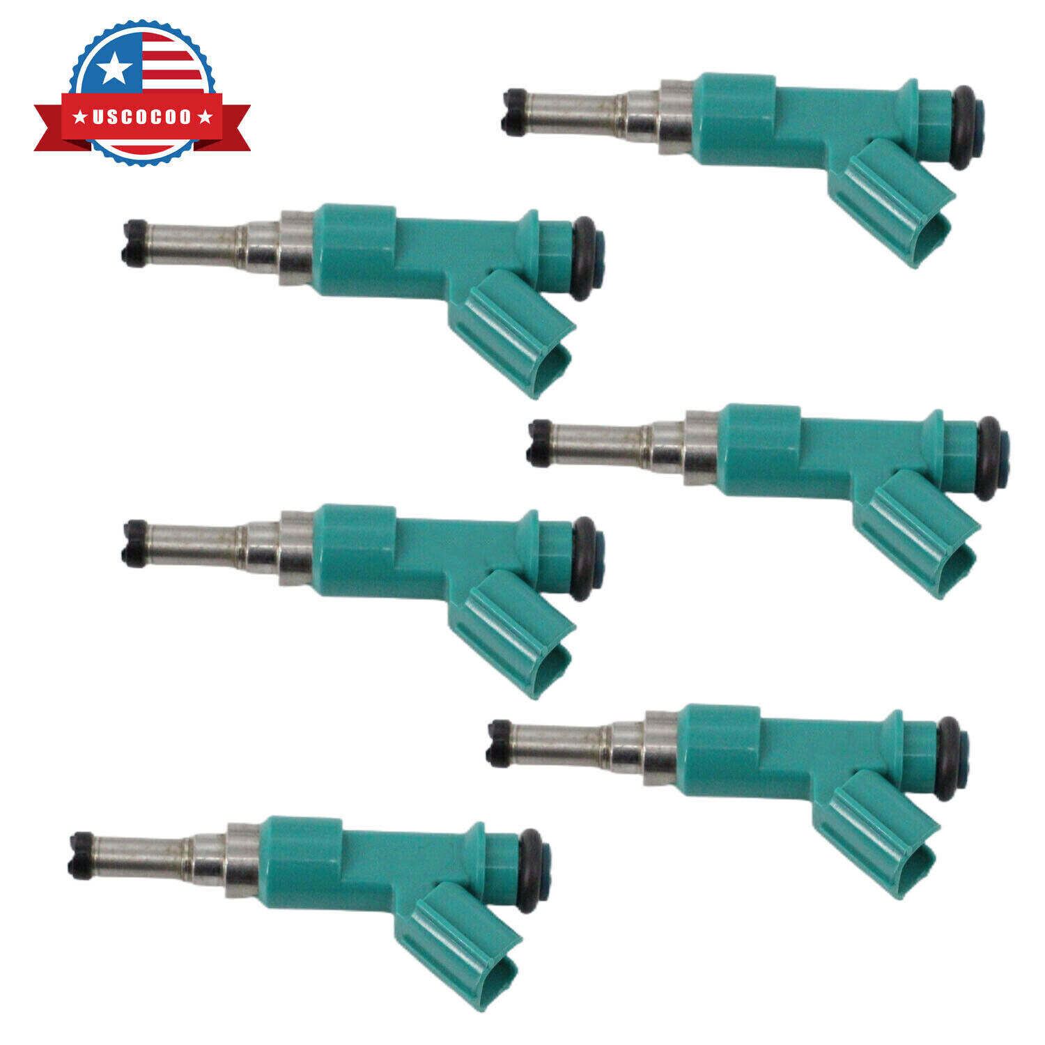 6x Fuel Injectors for 2011-2016 Toyota Highlander 3.5L V6 23209-0P010 ...
