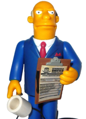 The SIMPSONS world springfield 2002 Superintendent CHALMERS Complete ...