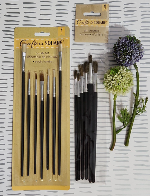 2-pack Crafters Square Artist Paint Brushes 14 Pcs for sale online | eBay