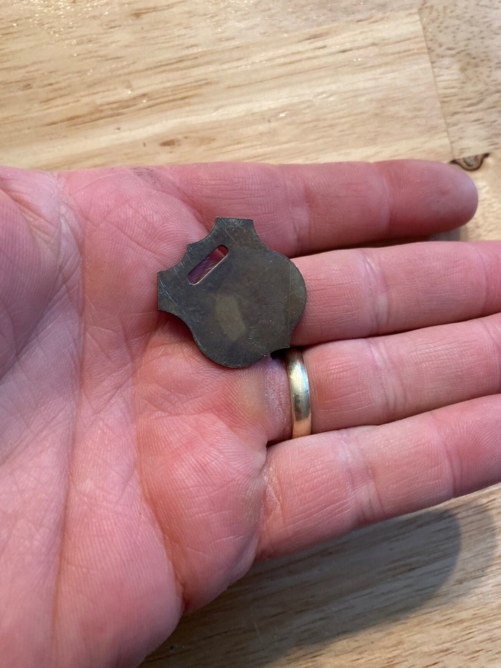 Remington Gunsmith Firearms Inspector Property Tag Solid BRASS Patina ...