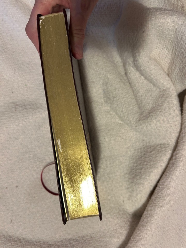 KJV Bridge Builders Bible Burgundy Bonded Leather Rod Parsley Red ...