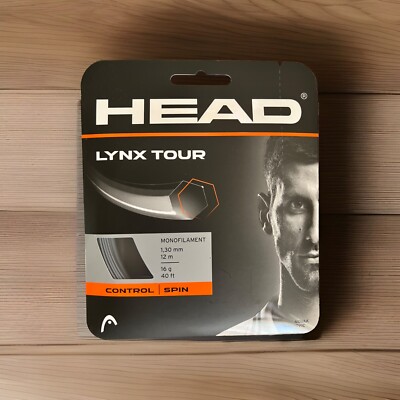 Head Lynx Tour 16 Tennis String 1.30mm Stringing | eBay