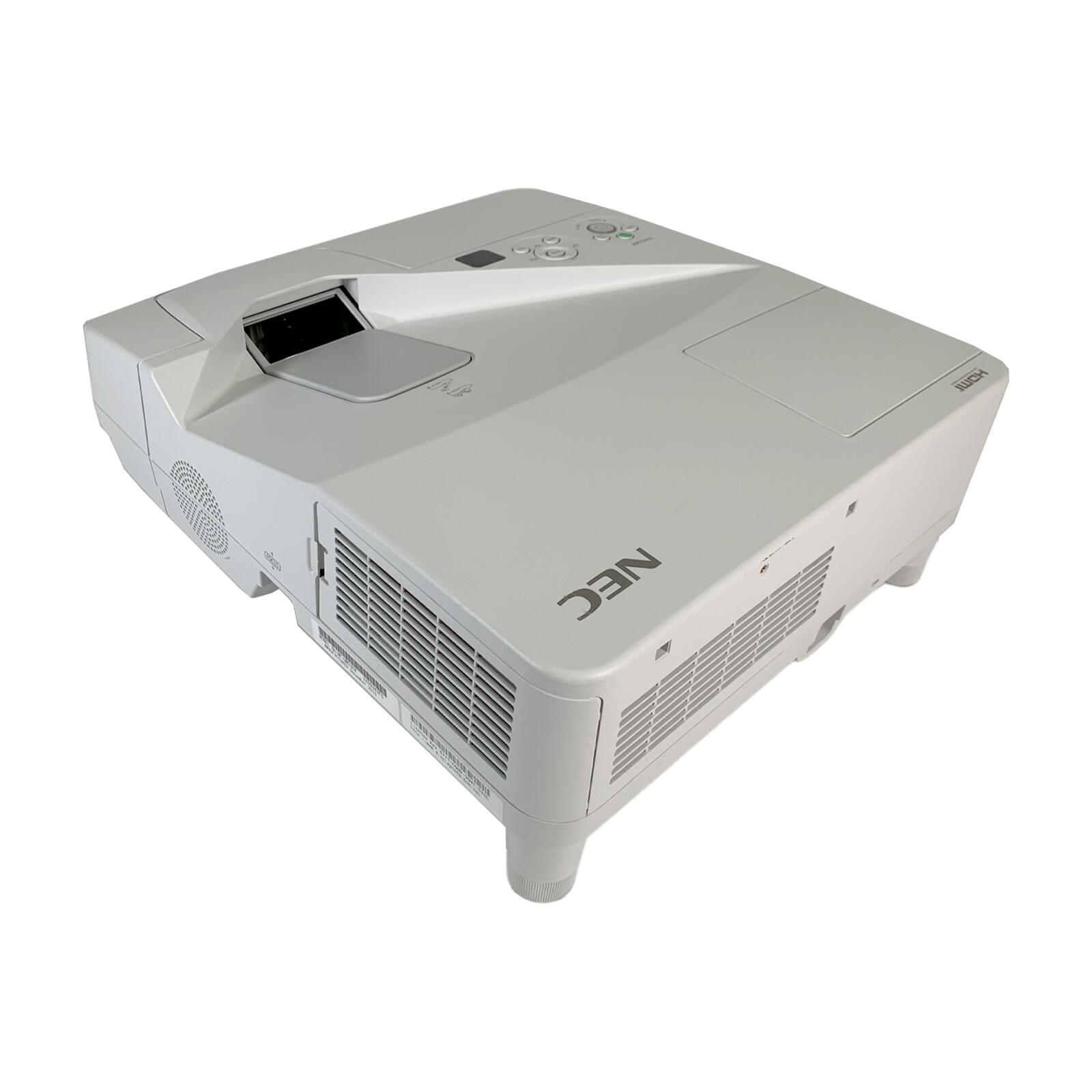 NEC UM330X 3LCD Projector 3300 Lumens HD 1080p Ultra Short Throw HDMI w ...