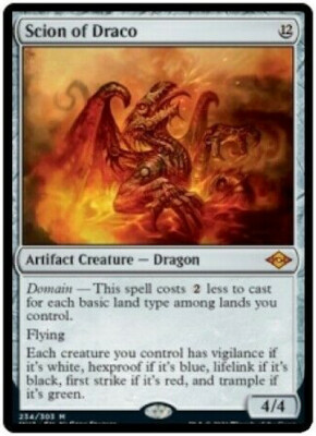 mtg magic scion of draco ENGLISH scion de draco modern horizons 3 ...